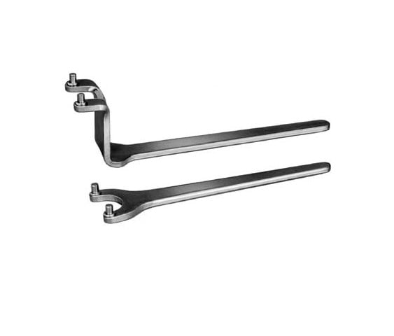 AMF Hinged hook wrench with nose, (Assembly Version) Stainless steel 775SNI
