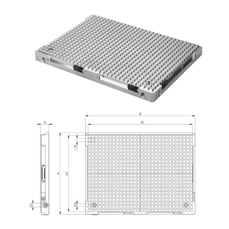 AMF 7800B Vacuum clamping plate, Basic Line - Maxiloc