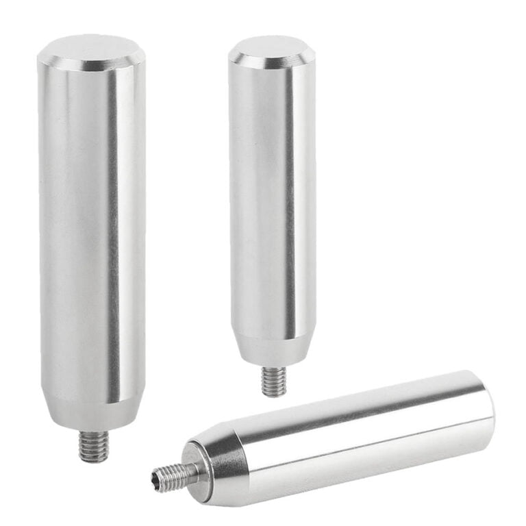K1000 Kipp cylindrical grips revolving, stainless steel - Maxiloc